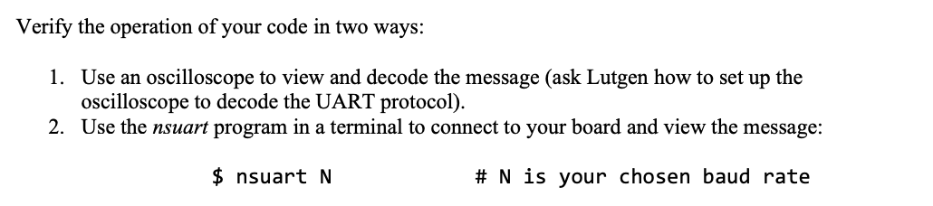 Solved -Banging UART Transmitter ite a PIC32 program that | Chegg.com