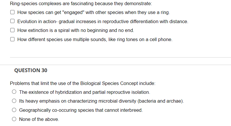 Solved Ring-species complexes are fascinating because they | Chegg.com