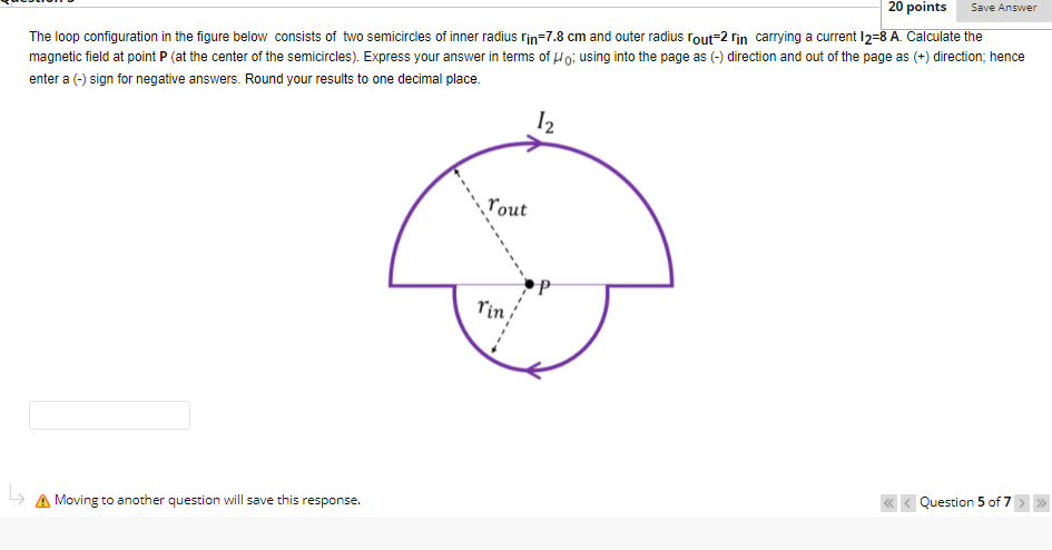 Solved The loop configuration in the figure below | Chegg.com