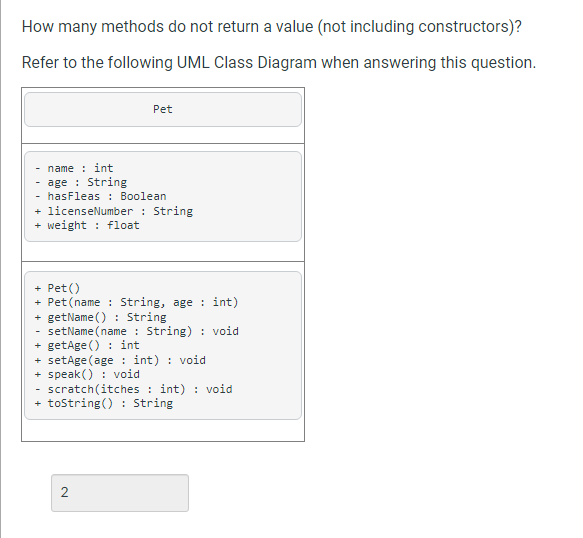 Solved How Many Private Methods Including Constructors