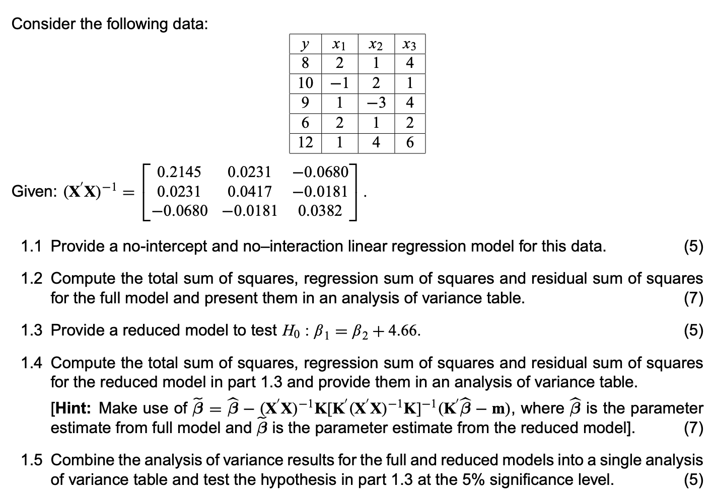 Solved Consider the following data: Given: | Chegg.com