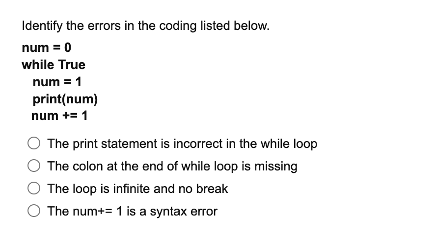 Solved Choose the correct output for the coding below. num = | Chegg.com