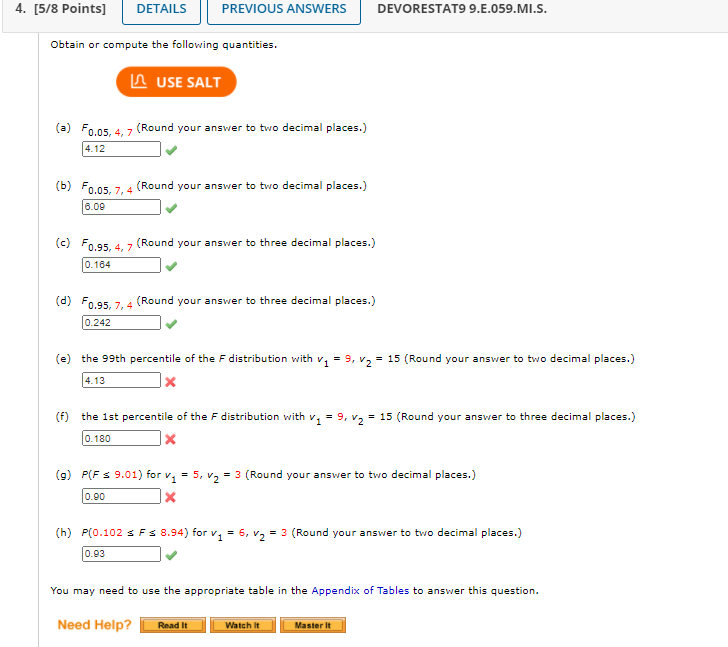 Solved 4. [5/8 Points] DETAILS PREVIOUS ANSWERS DEVORESTAT9 | Chegg.com