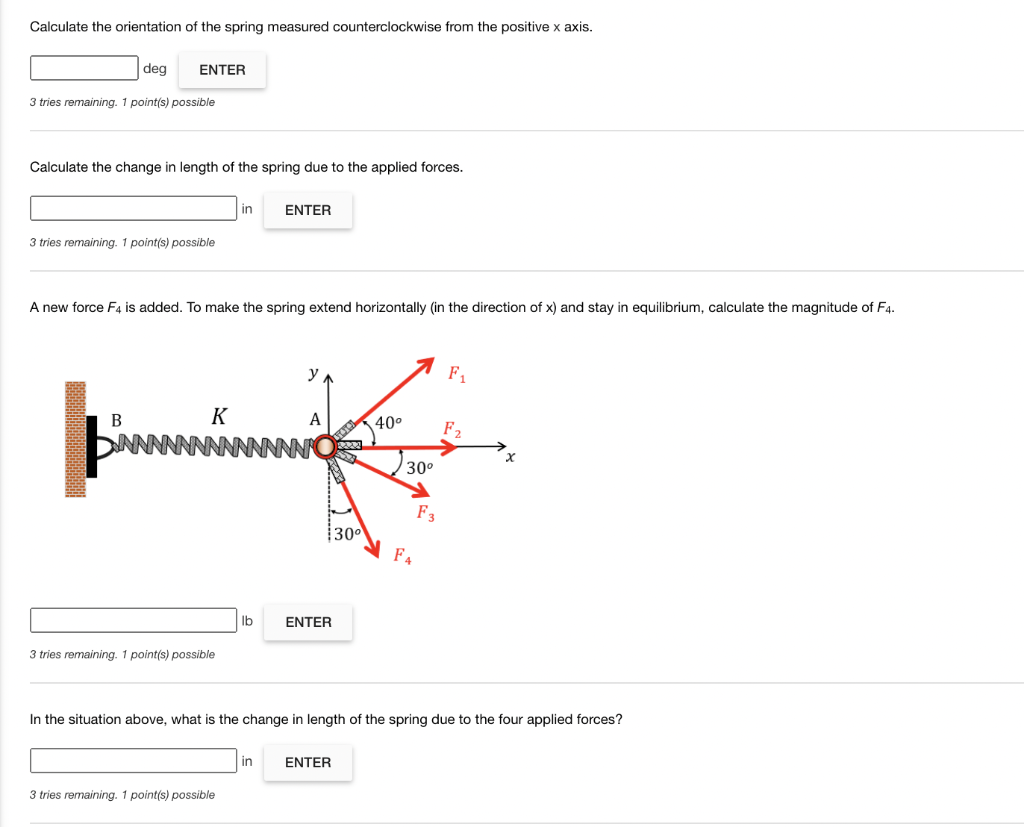 Solved The hook and spring assembly shown in the figure are | Chegg.com