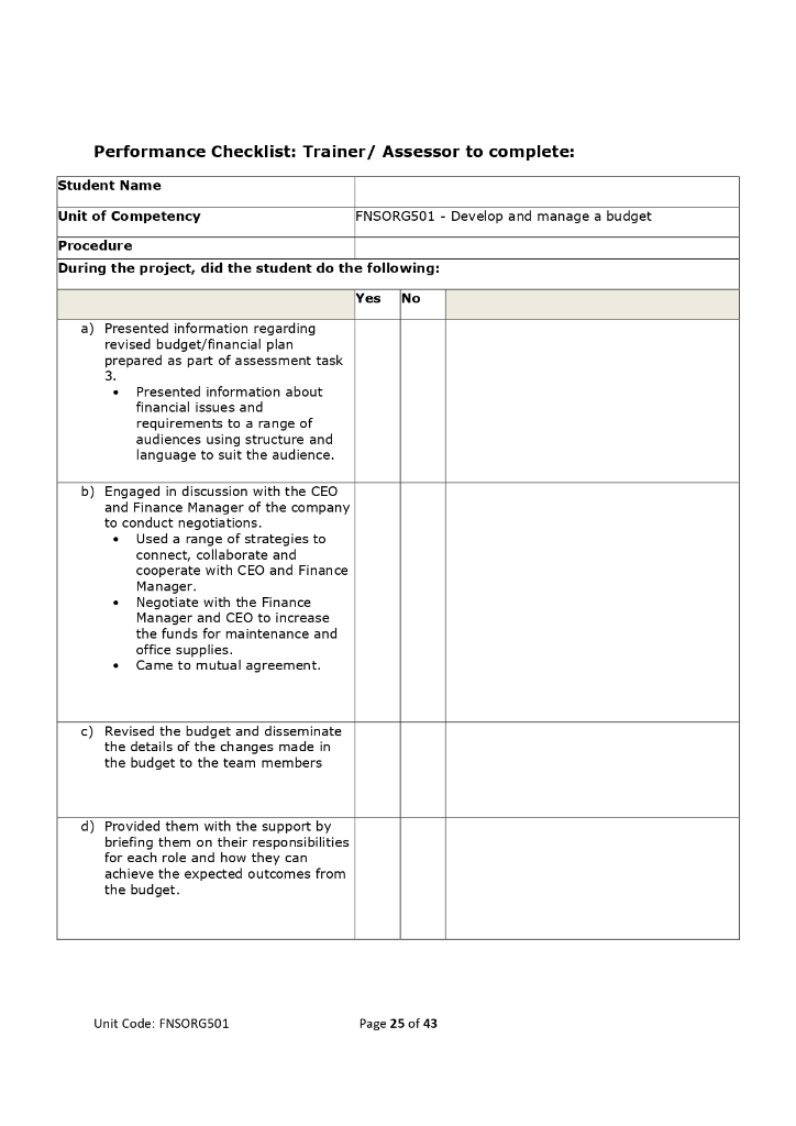 Pre-Assessment Checklist: Task 3 - Project The | Chegg.com