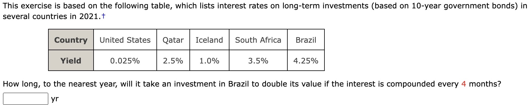 Solved This exercise is based on the following table, which | Chegg.com