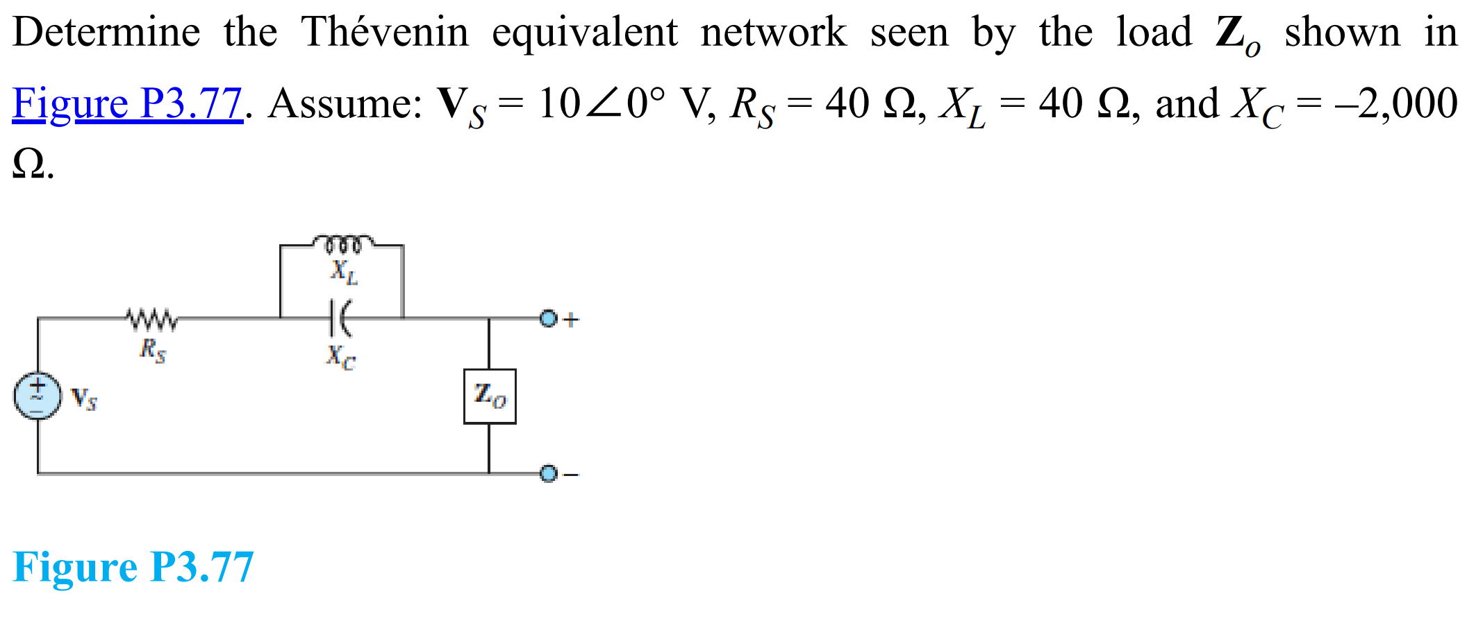 Solved Determine the Thévenin equivalent network seen by the | Chegg.com