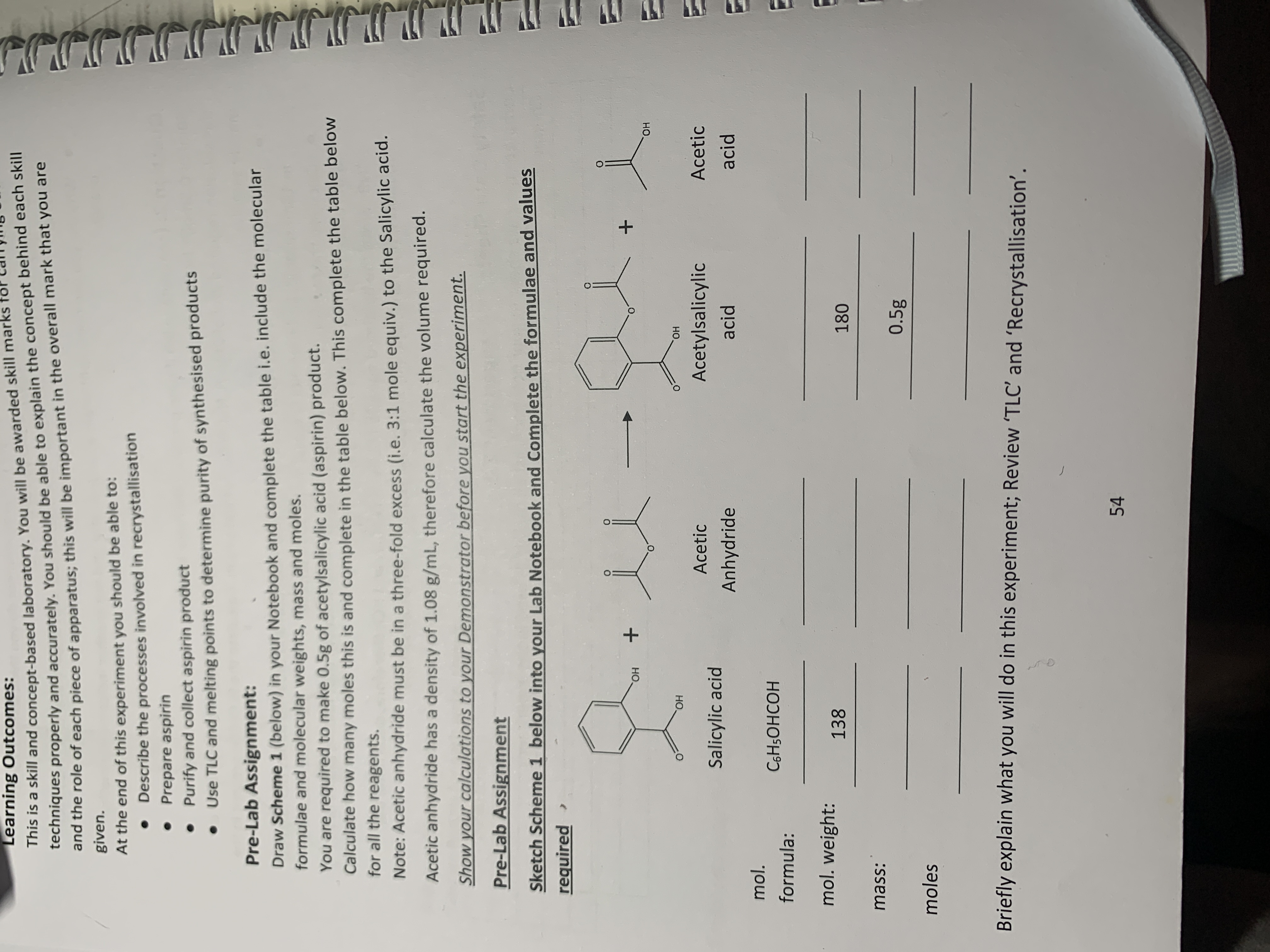 Solved Learning Outcomes:This is a skill and concept-based | Chegg.com