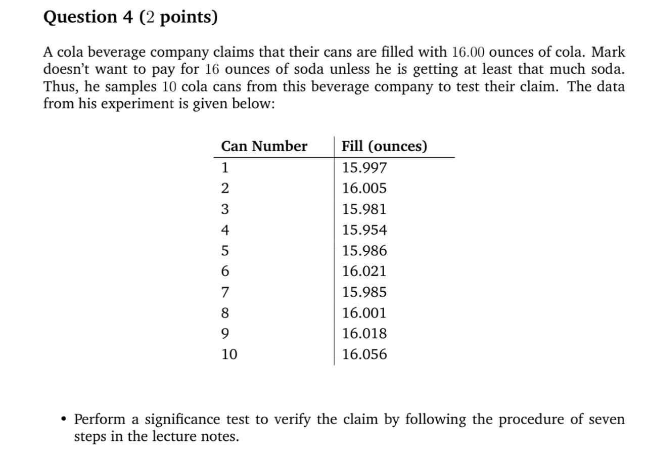 Solved Step 1 Specify Some Model For The Data Step 2 4880