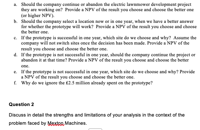 Solved The Mexton Machines Company Case Study (Updated as | Chegg.com