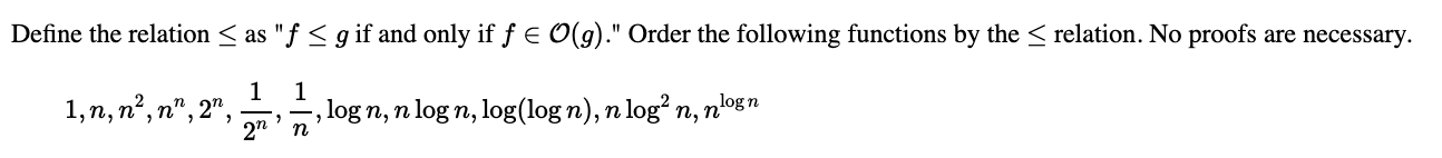 Solved Define the relation as "f