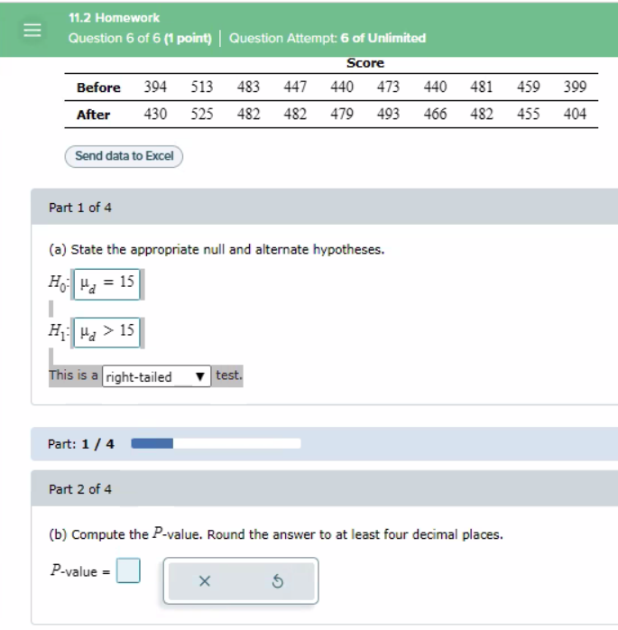 Solved (a) State the appropriate null and alternate | Chegg.com