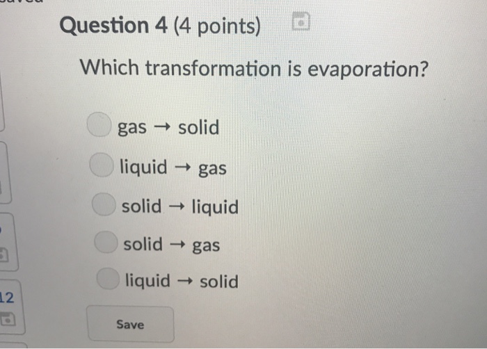Solved Question 4 (4 points) Which transformation is | Chegg.com