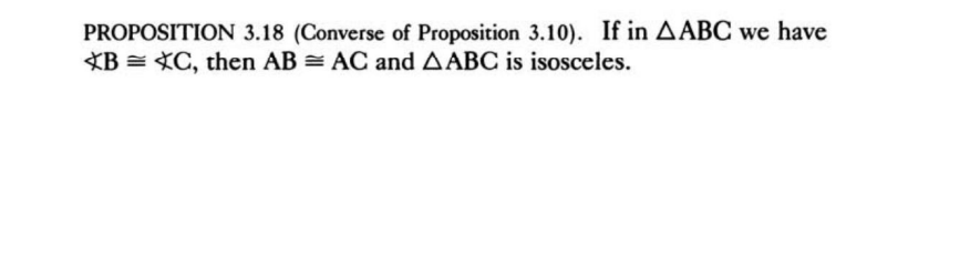Solved PROPOSITION 3.18 (Converse of Proposition 3.10). ﻿If | Chegg.com