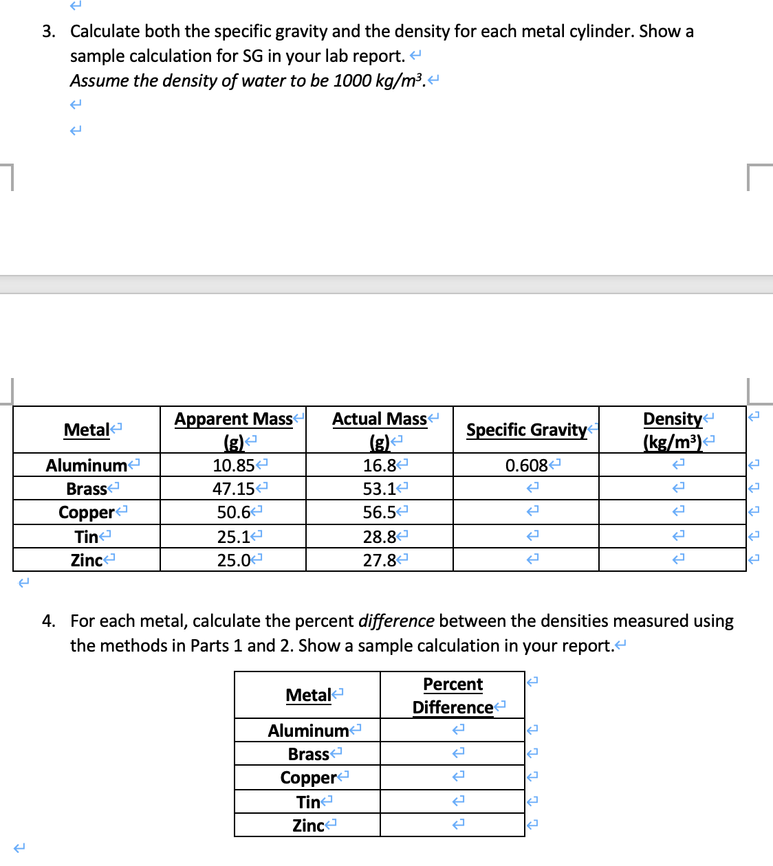 Solved Part 2:Can you fill in the blanks for problems 3 and | Chegg.com