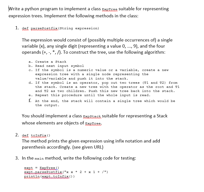 Solved Question 1: Postfix expressions The conventional way | Chegg.com