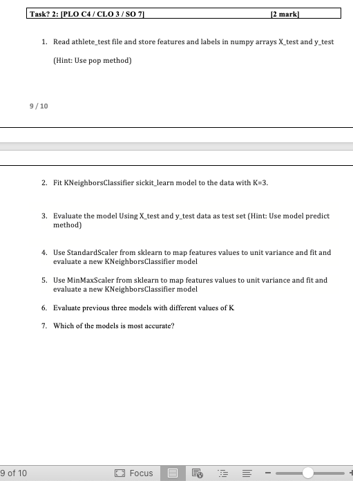 Solved (Hint: Use pop method) / 10 2. Fit | Chegg.com