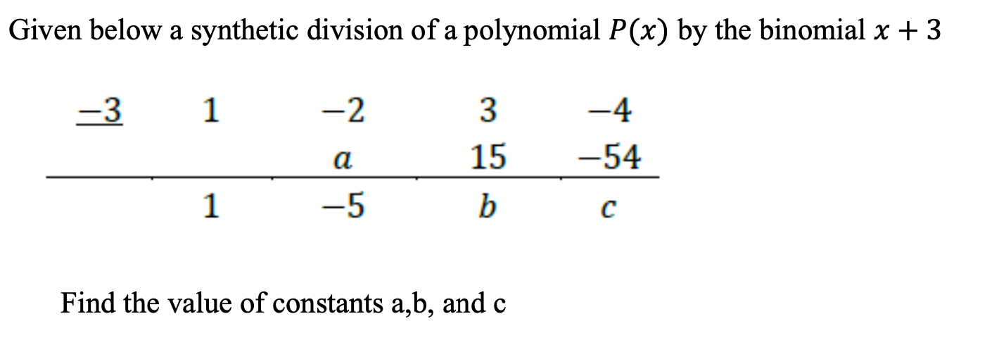 Solved i. Use synthetic division to divide (4x3−2x2+1) by | Chegg.com