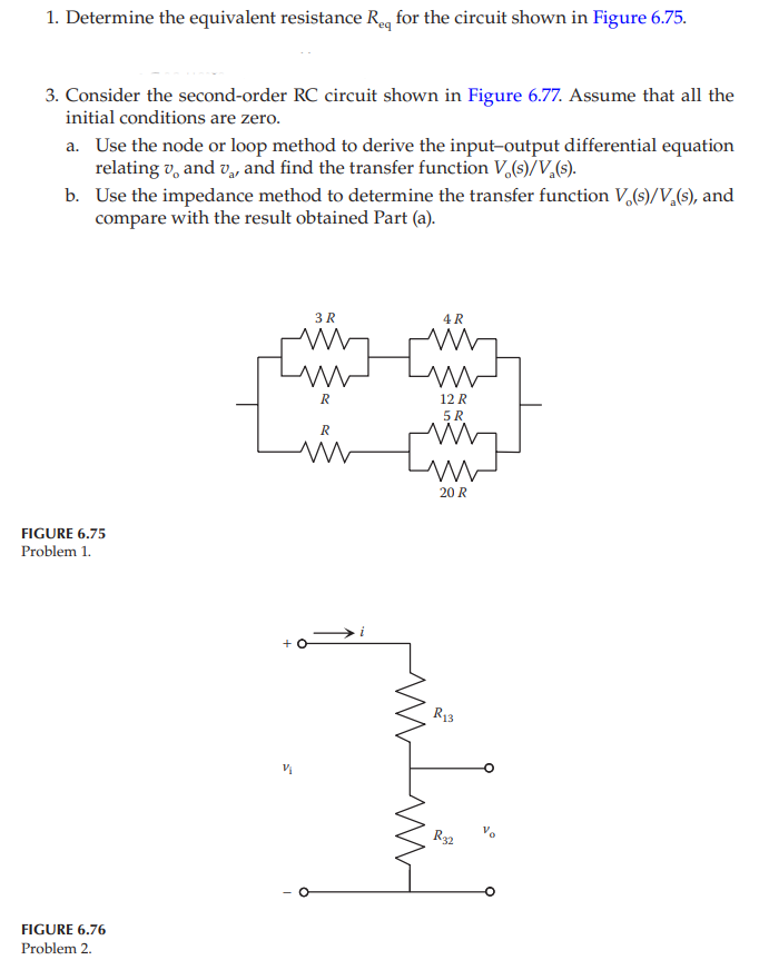 Solved 1. Determine the equivalent resistance Req for the | Chegg.com