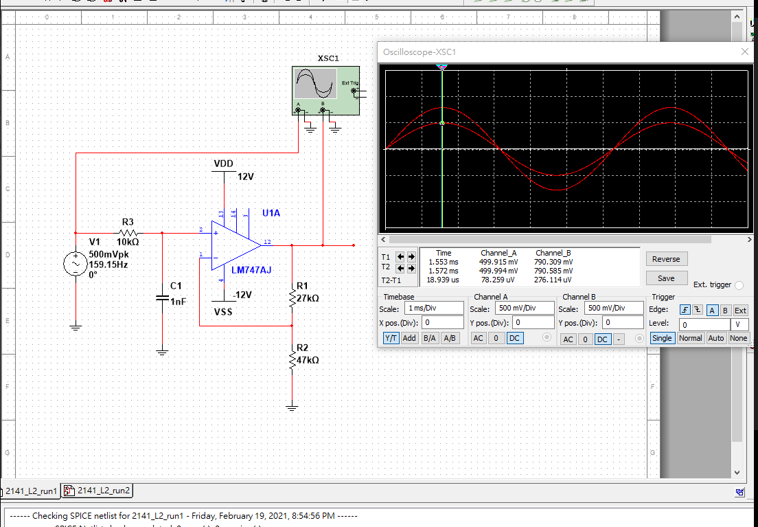 Solved 1. What is the roll off rate of the filter? 2. What | Chegg.com