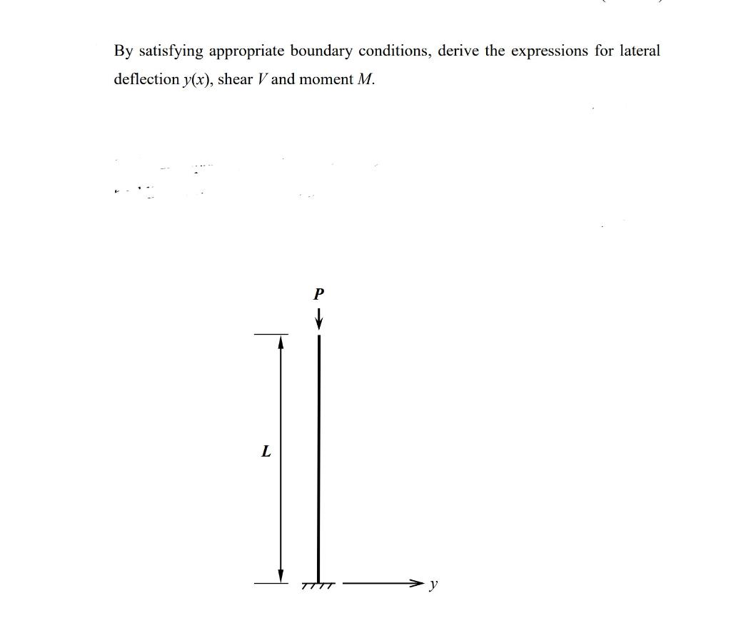 Solved By satisfying appropriate boundary conditions, derive | Chegg.com
