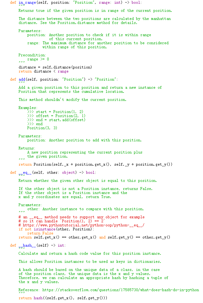 Python file about zombie survival game, End of DayZ. | Chegg.com