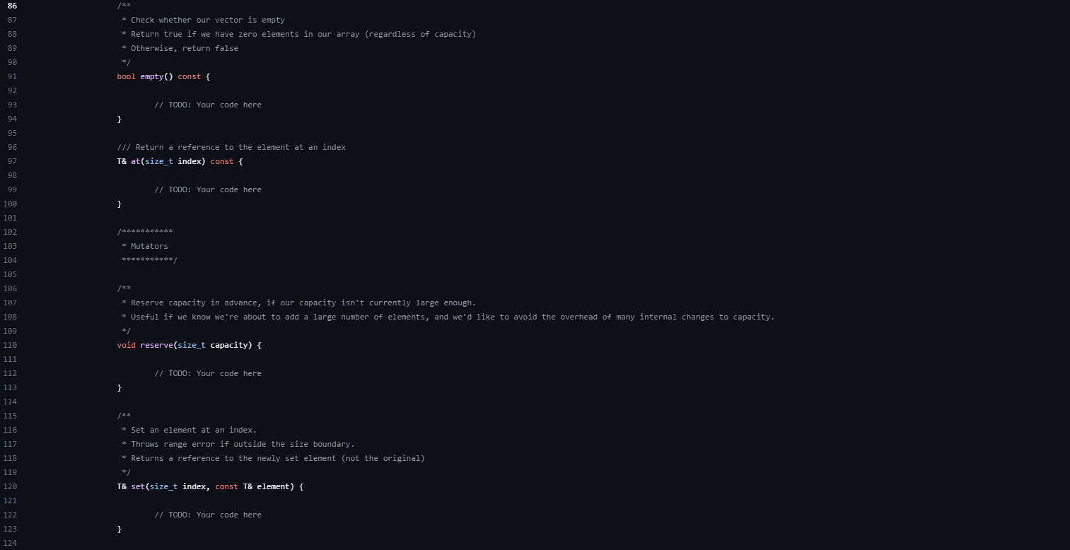 I'm having trouble coding this code in C++ data | Chegg.com