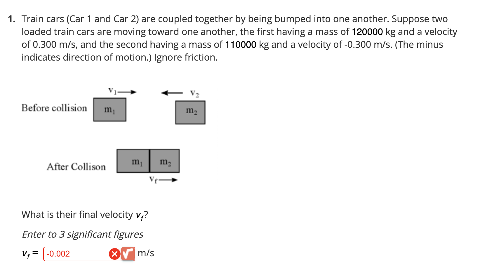Solved Train cars (Car 1 and Car 2) are coupled together by | Chegg.com