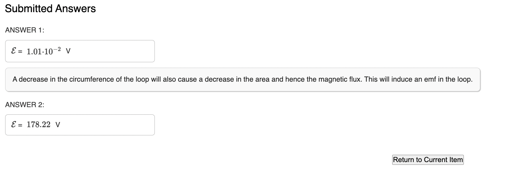 Solved Shrinking Loop. A circular loop of flexible iron wire | Chegg.com