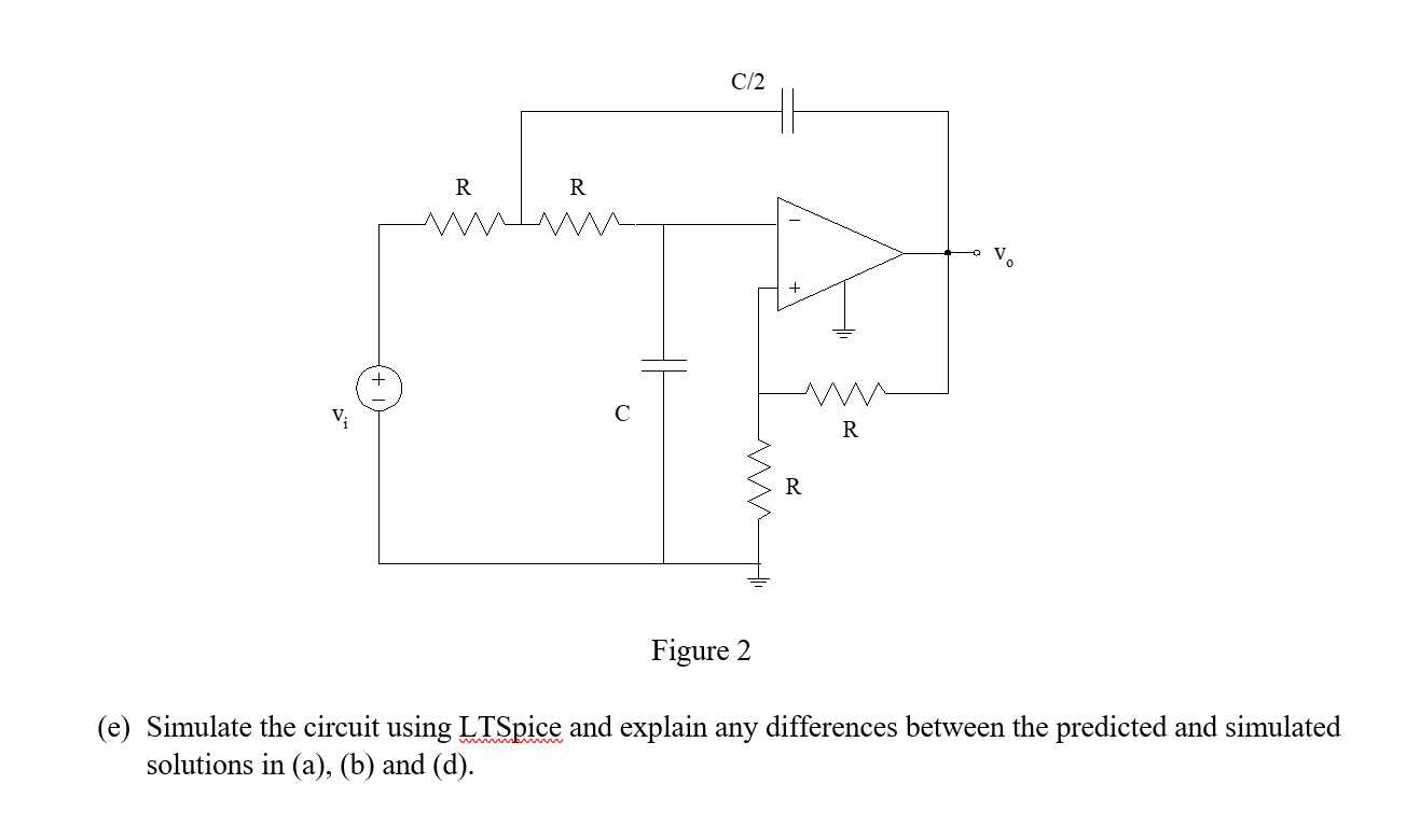 Solved PLEASE PLOT CIRCUIT ON LTSPICE AND SEND CIRCUIT AND | Chegg.com