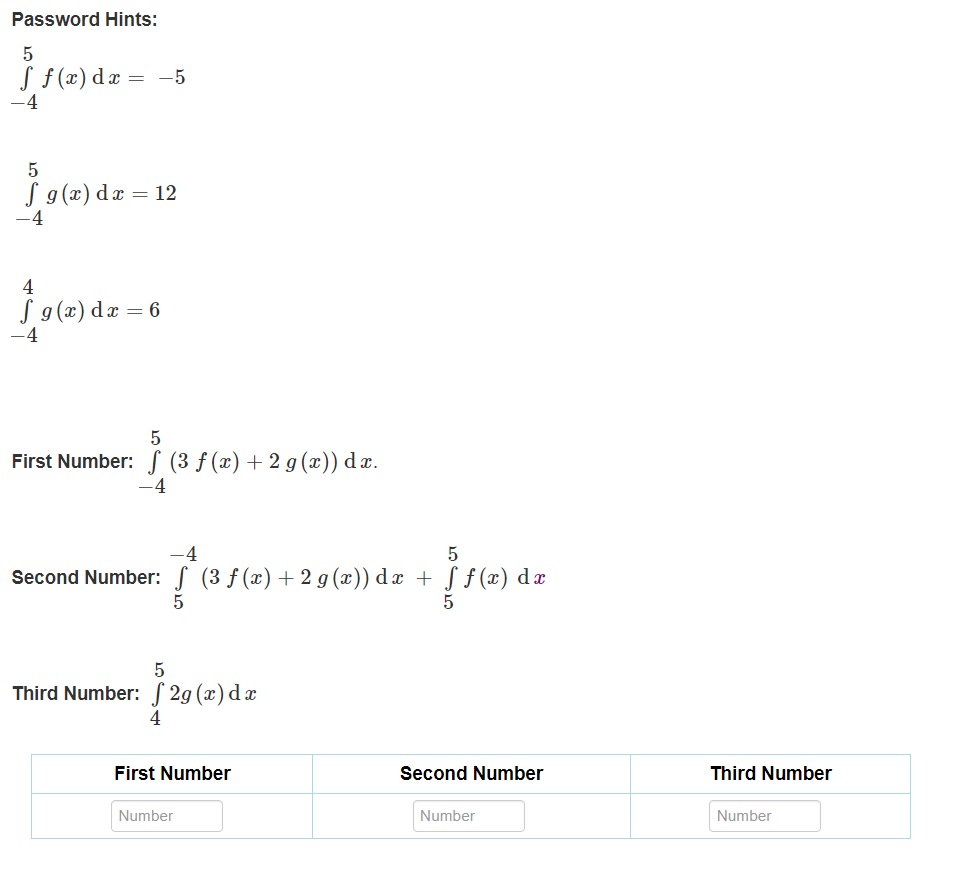 Solved Password Hints: | Chegg.com