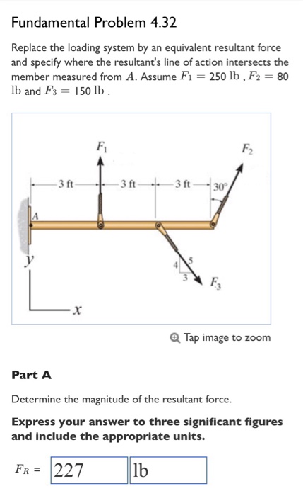 Solved Fundamental Problem 4.32 Replace the loading system | Chegg.com