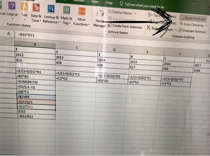 Solved Use excel to solve this problem i need to see the | Chegg.com