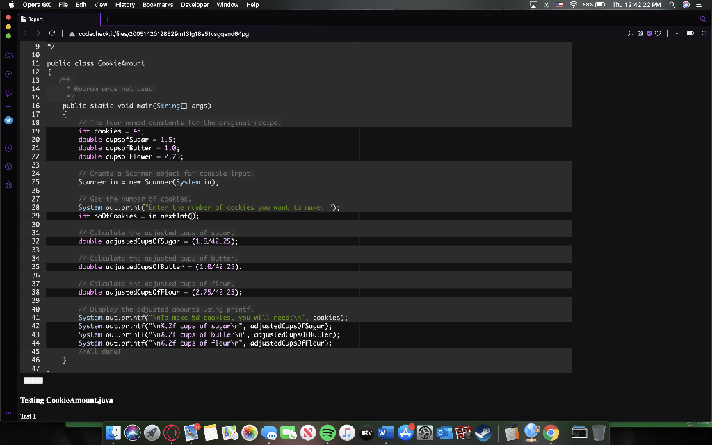 I don't understand what to change in this code to get | Chegg.com