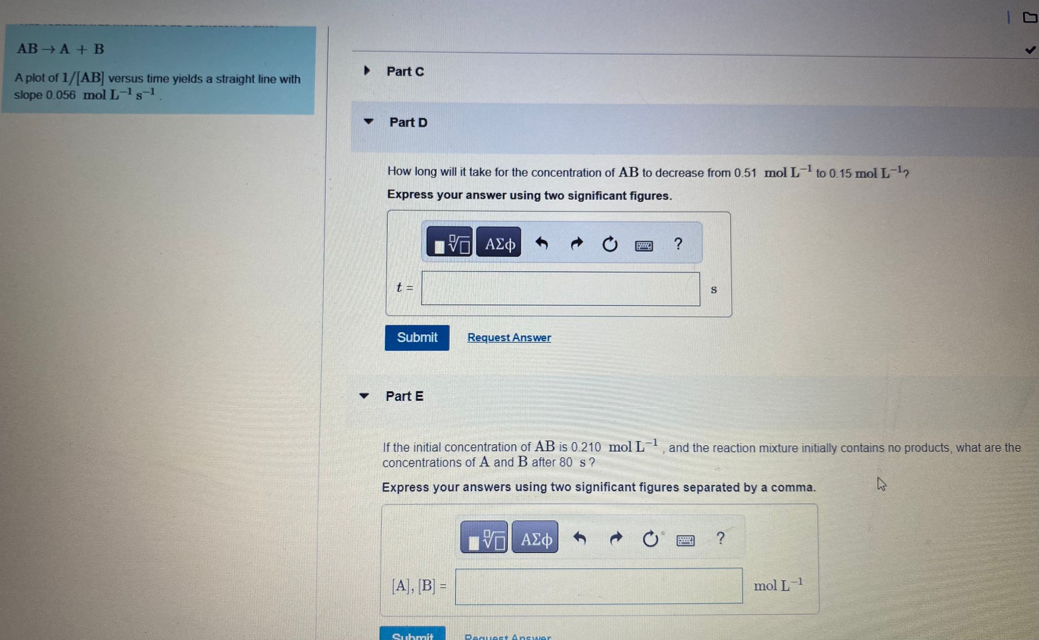 Solved Part AA certain reaction has an activation energy of | Chegg.com