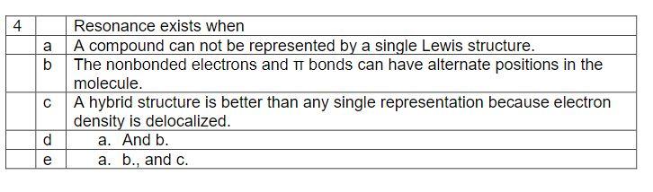 Solved \begin{tabular}{|l|l|l|} \hline 4 & & Resonance | Chegg.com