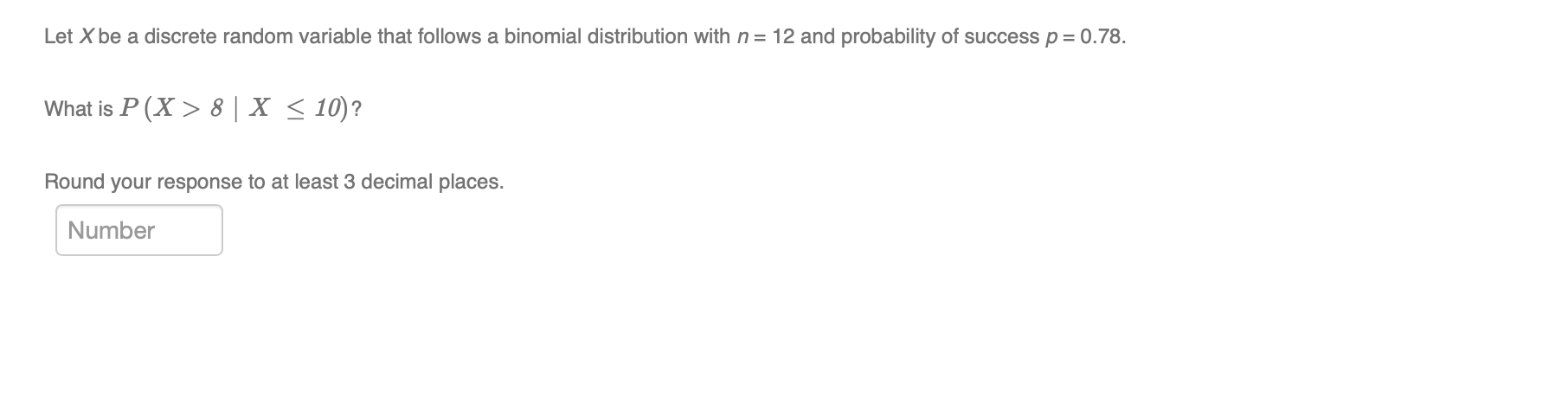 Solved Let X Be A Discrete Random Variable That Follows A 4651