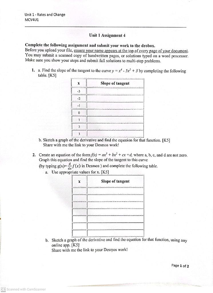 Solved Complete the following assignment and submit your | Chegg.com