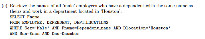 1. Given the following queries, write the initial | Chegg.com