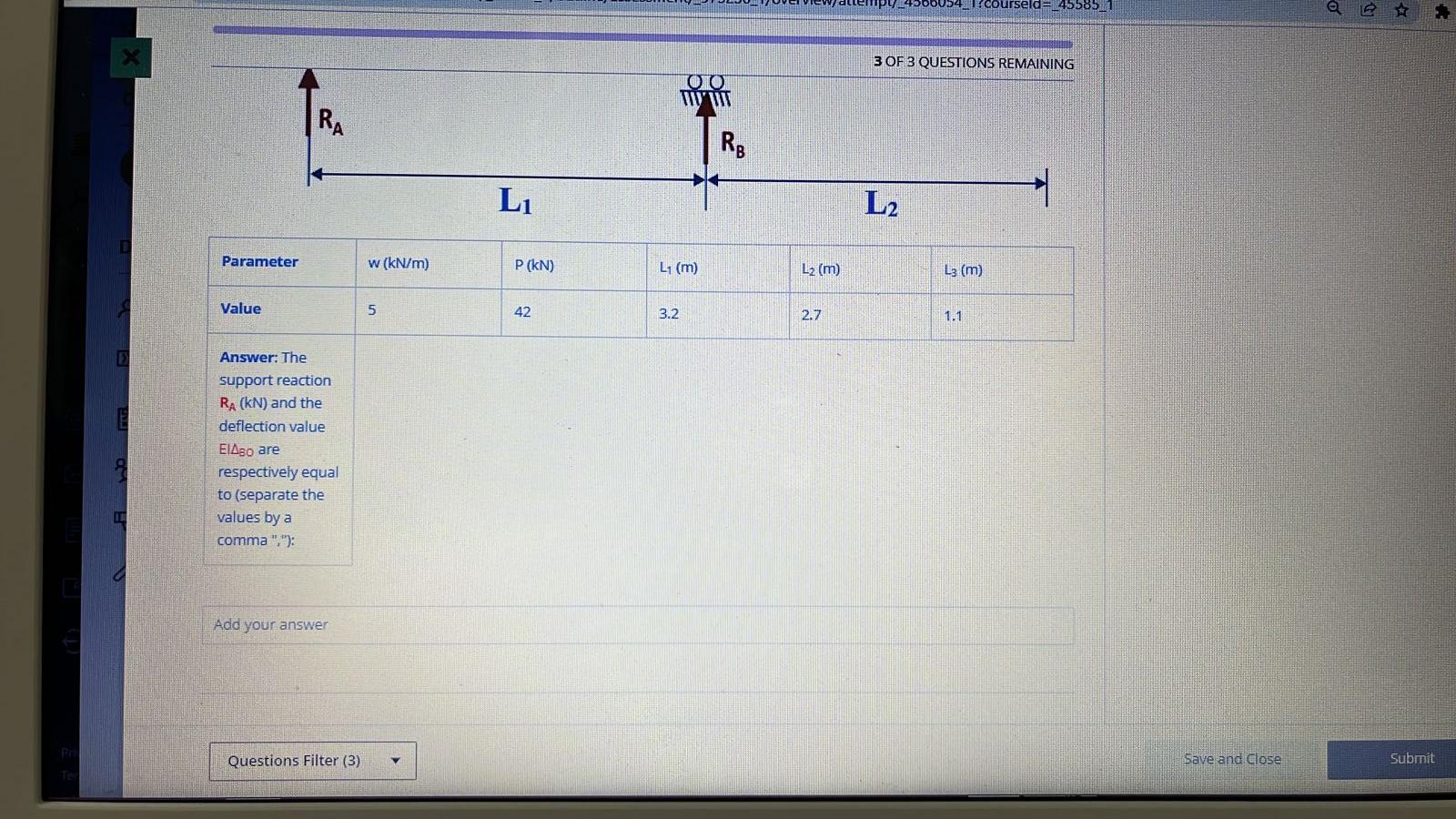 Solved Consider the problem of analyzing the beam shown | Chegg.com