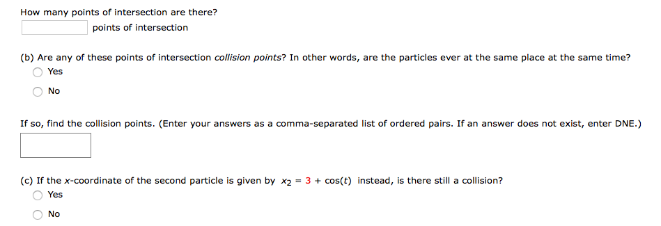Solved How many points of intersection are there? points of | Chegg.com