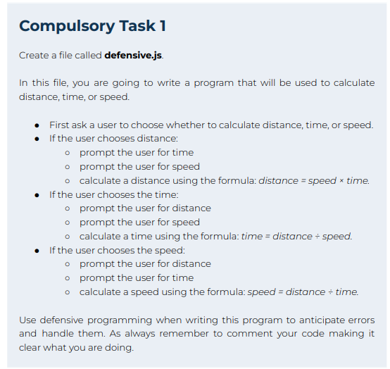 Solved Create a file called defensive.js. In this file, you | Chegg.com