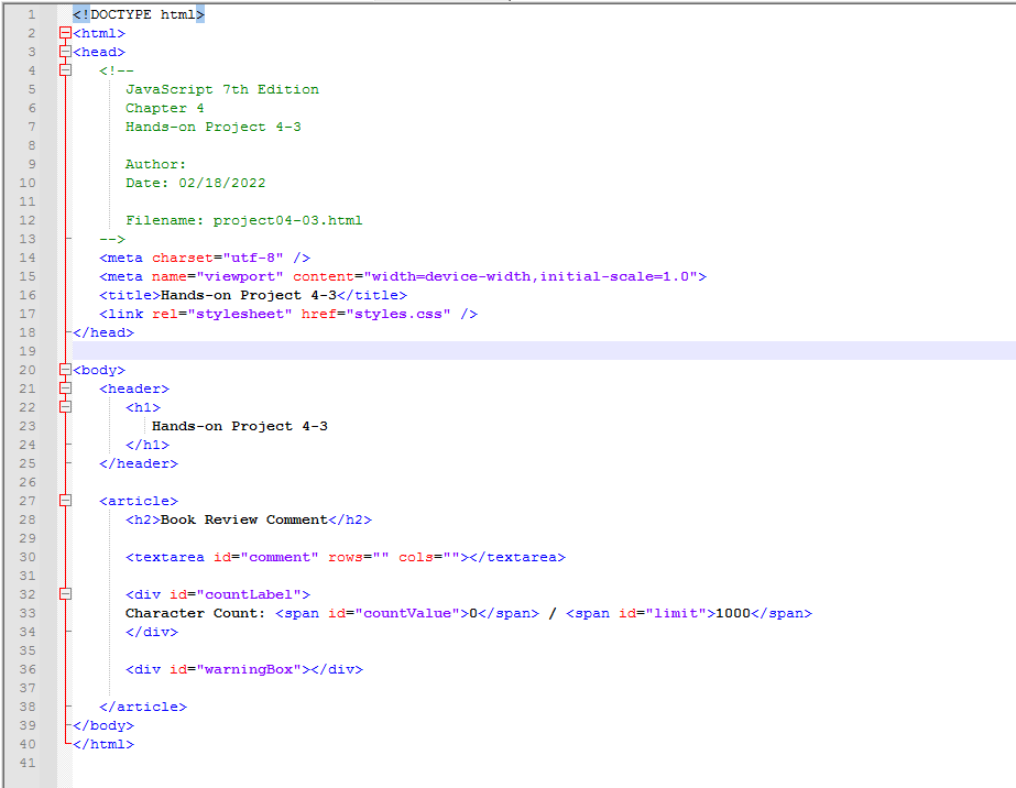 Solved I'm working on Hands-On Project 4-3 for the | Chegg.com