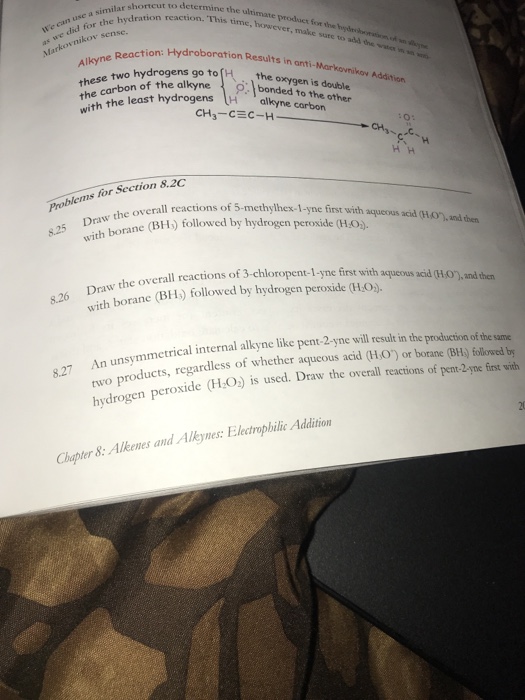 Solved Markovnikov's rule to predict the product of Use each | Chegg.com