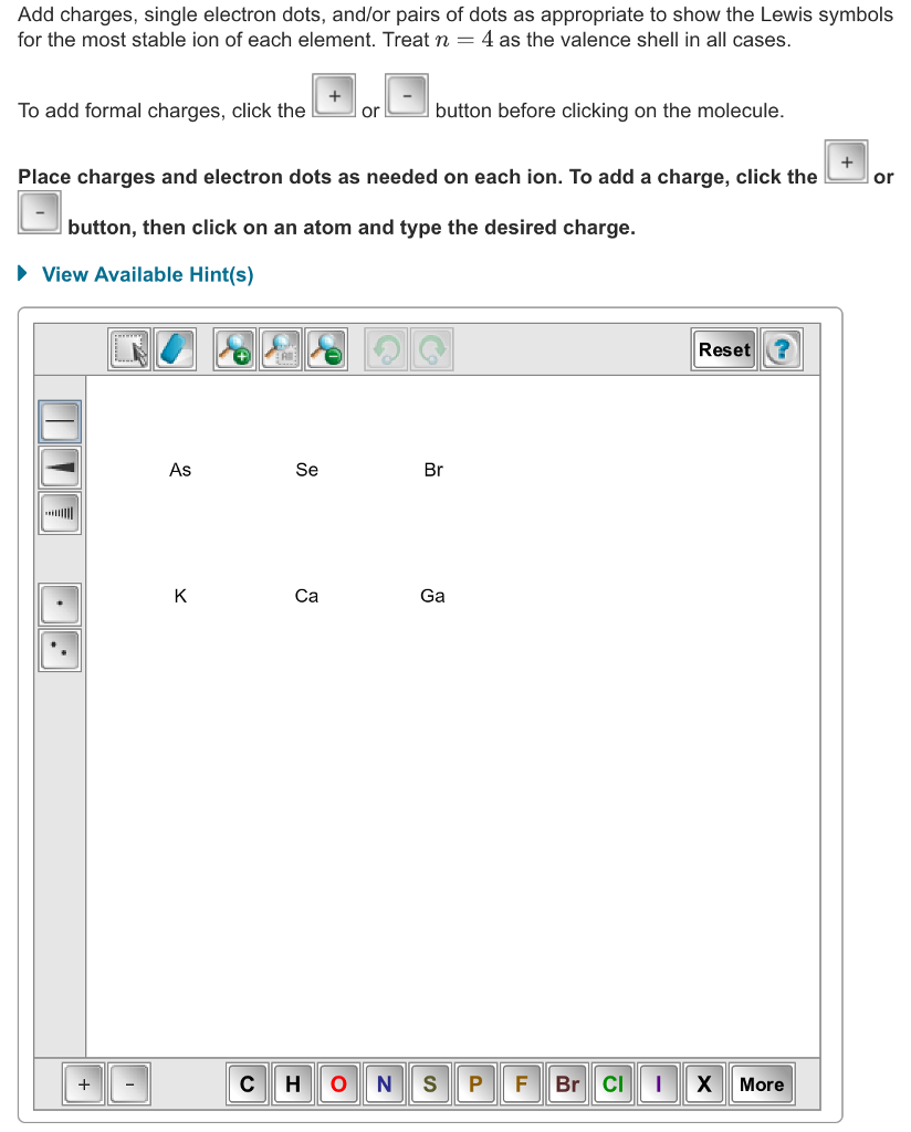 Solved Add charges, single electron dots, and/or pairs of | Chegg.com