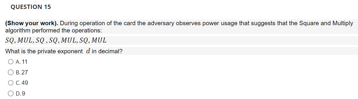 Solved (Show your work). During operation of the card the | Chegg.com