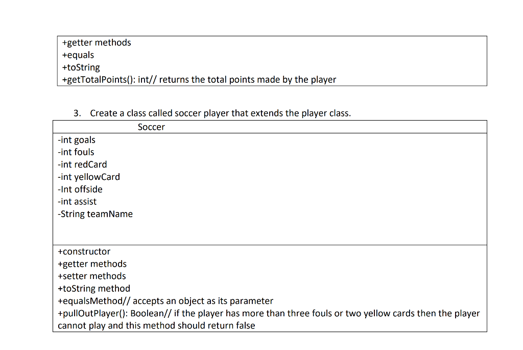 Solved Sport teams Objective: Practice inheritance, | Chegg.com