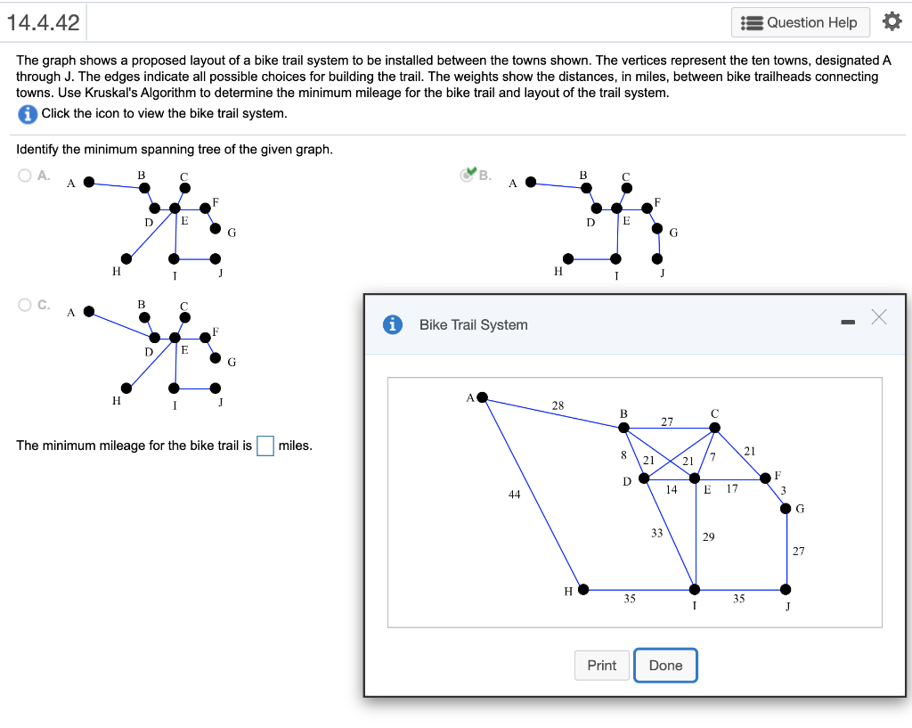 14.4.42 Question Help The graph shows a proposed | Chegg.com