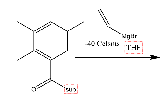 Solved MgBr -40 Celsius THF O sub | Chegg.com