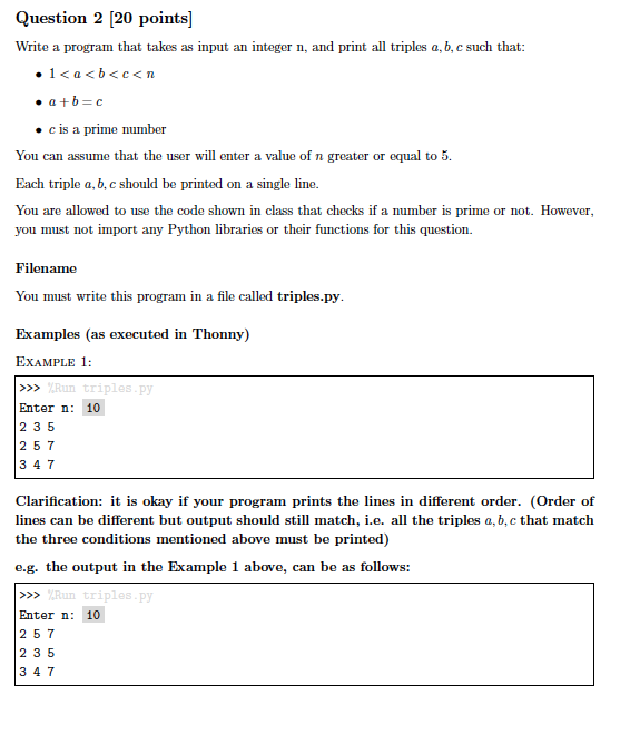 Solved Question 2 20 Points Write A Program That Takes As